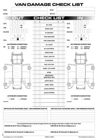 Vehicle Damage Forms :: Motaprint